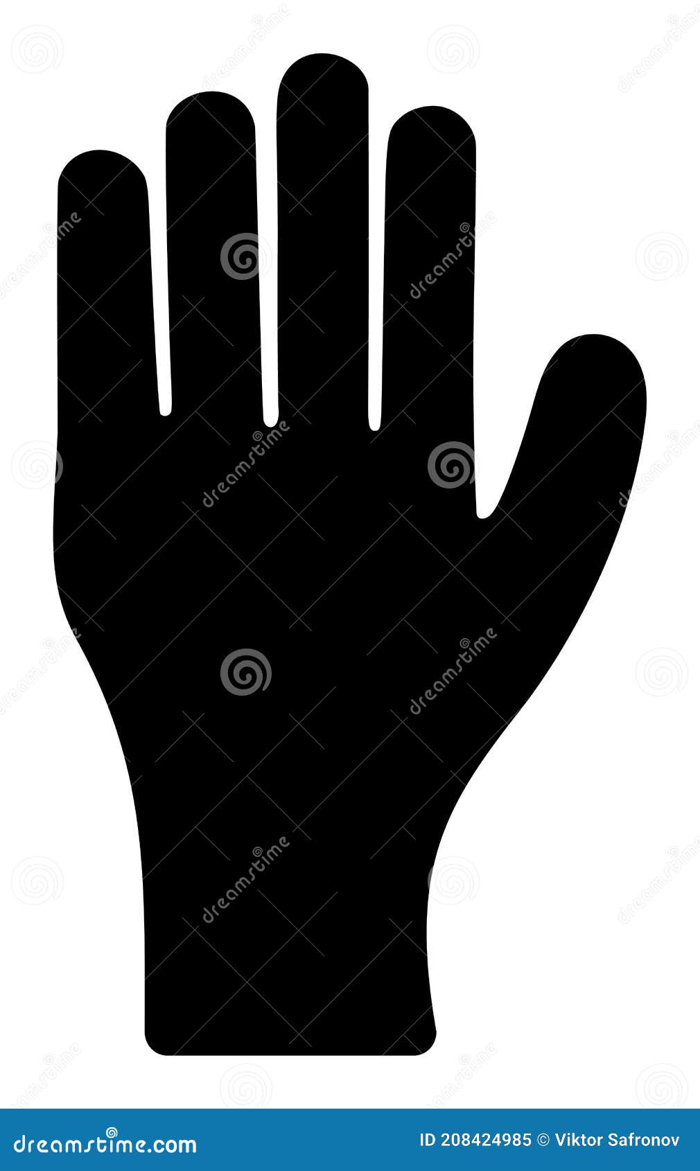 Vector Human Hand Flat Icon Image Stock Vector - Illustration of ...