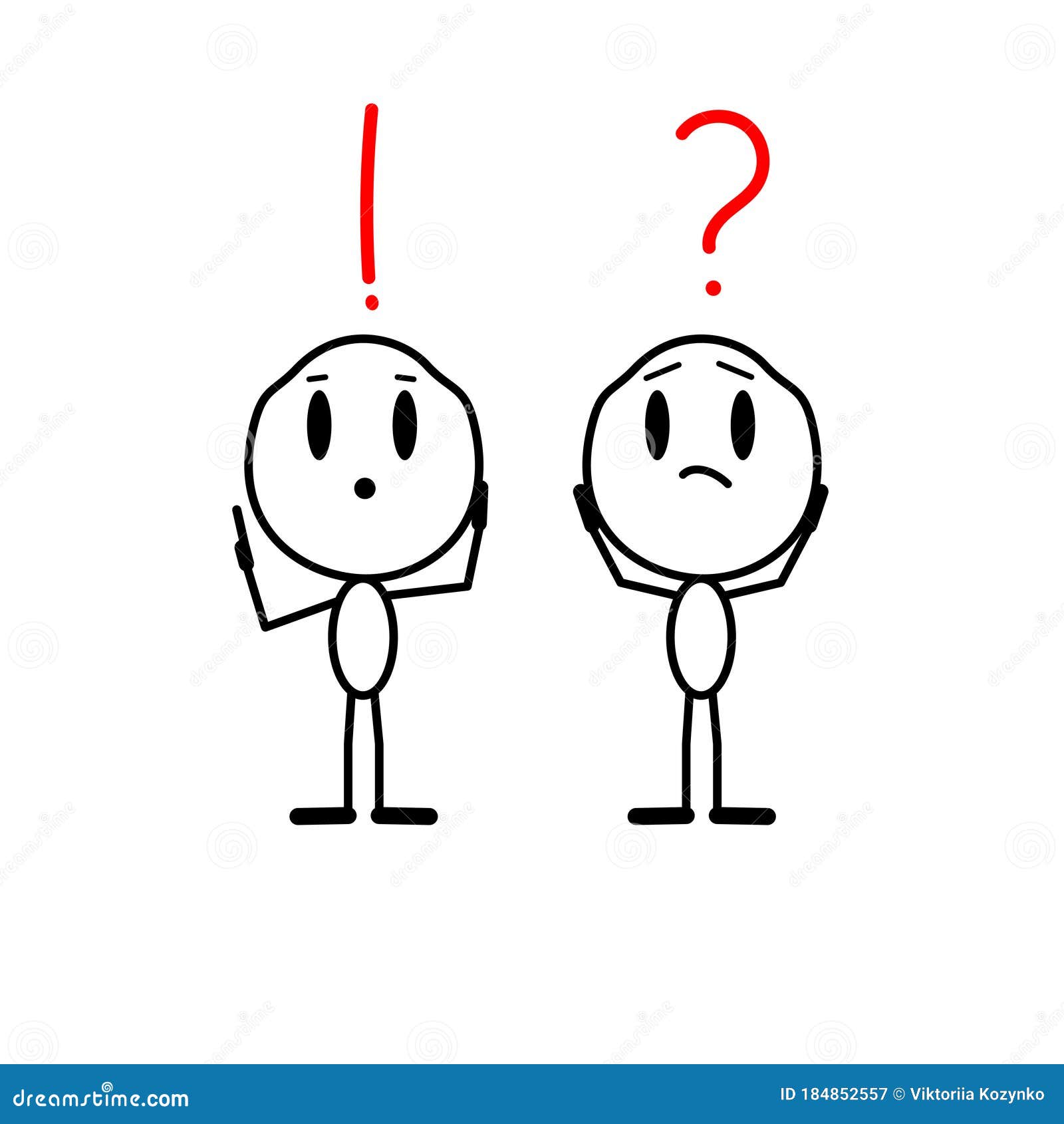 Human Question Mark Vector Illustration | CartoonDealer.com #52185428