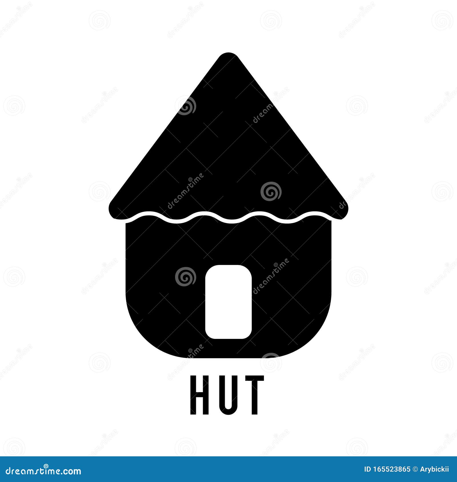 African Hut Vector