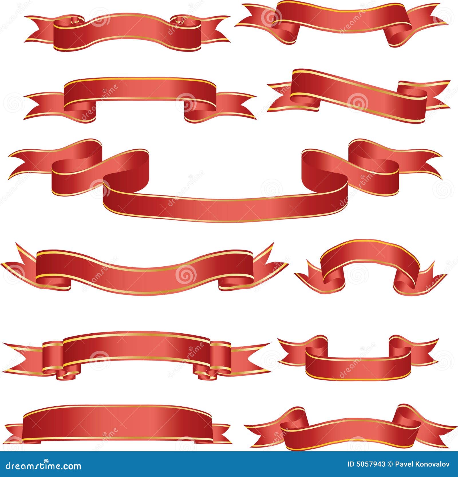 Vector i nastri illustrazione vettoriale. Illustrazione di celebrazione ...