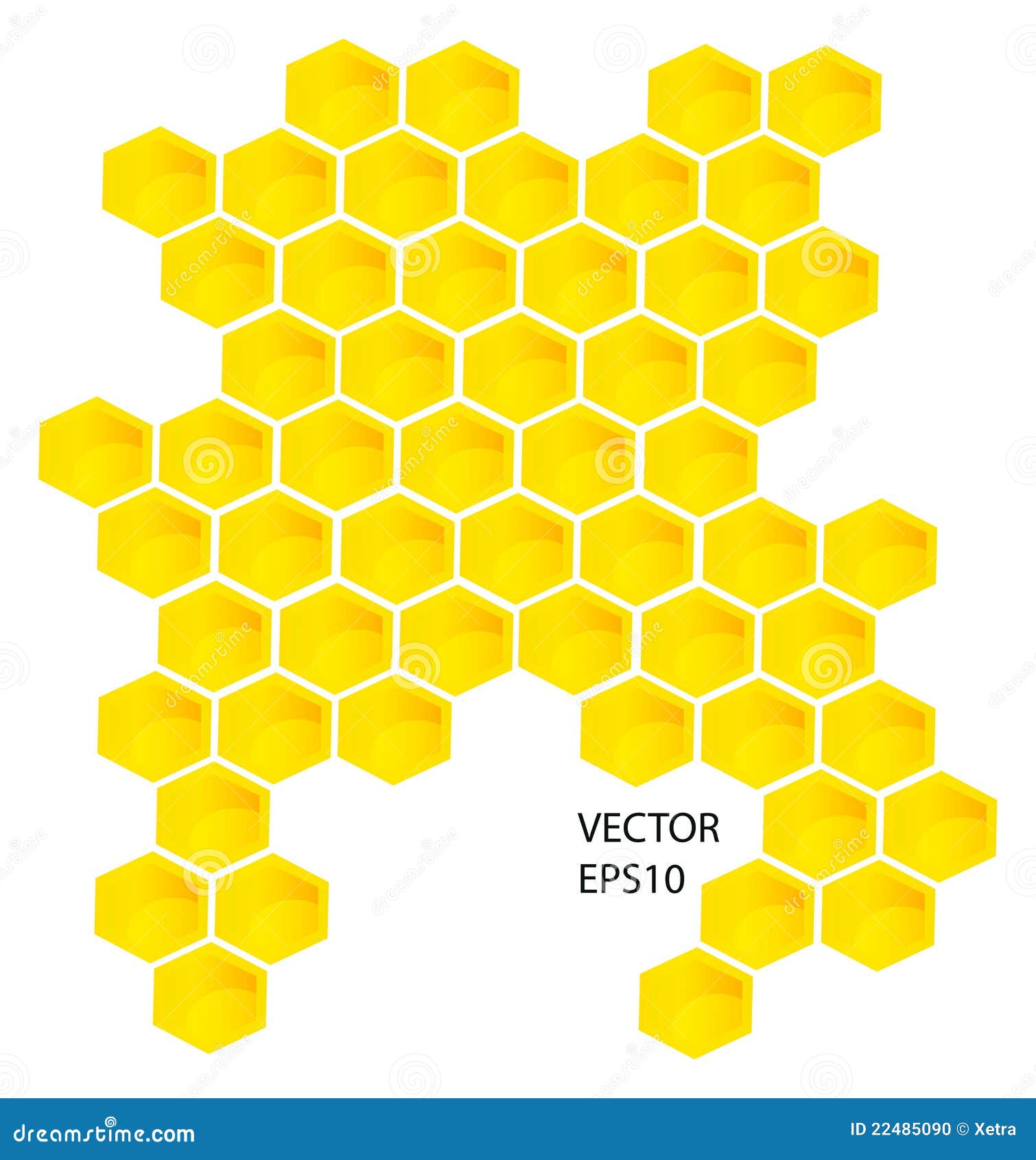 Vector i pettini del miele illustrazione vettoriale. Illustrazione di ...