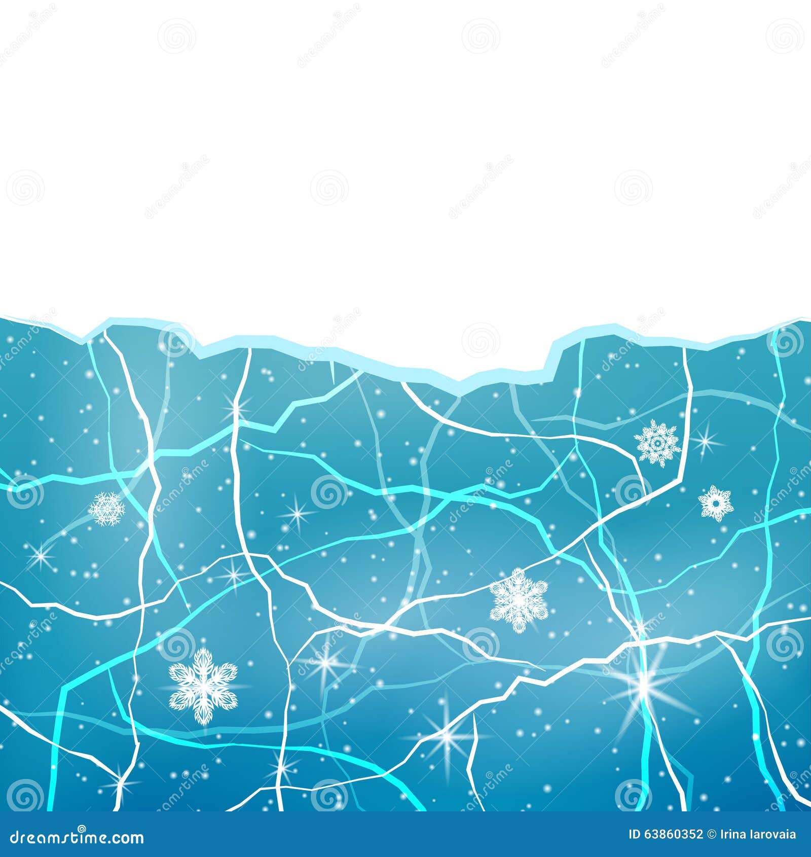 Vector ice background. stock vector. Illustration of textured - 63860352