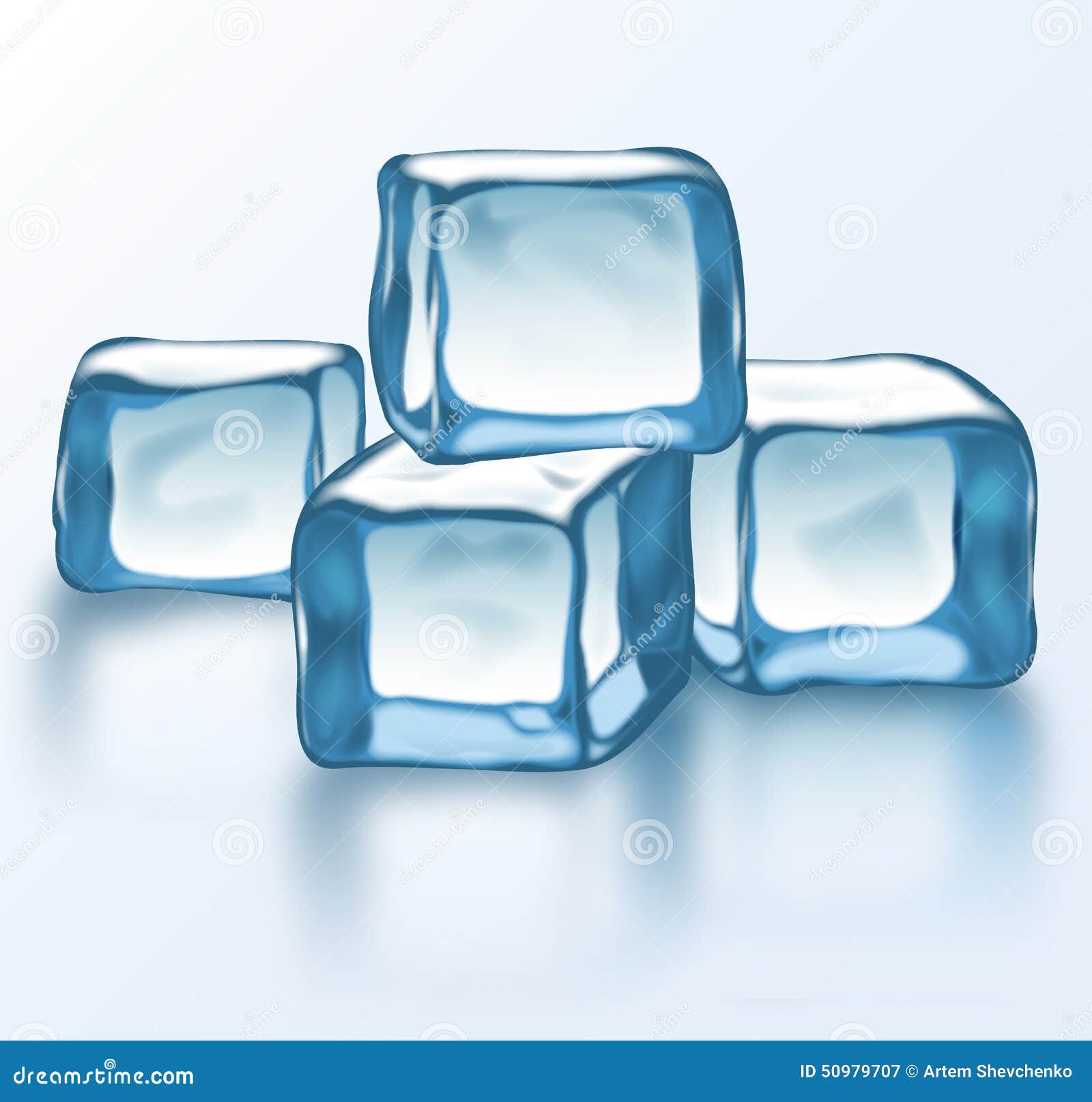 Vector ice blocks 3 stock vector. Illustration of fresh - 50979707