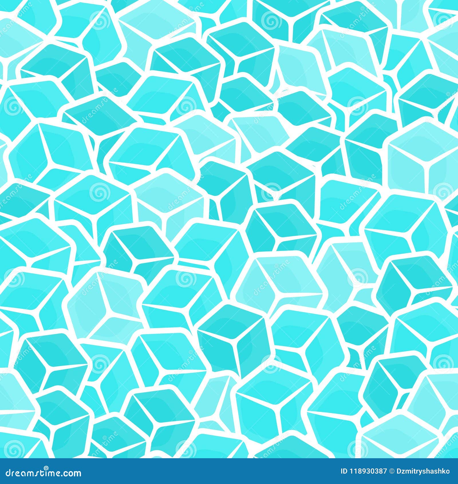 Vector ice cubes stock vector. Illustration of cube - 118930387