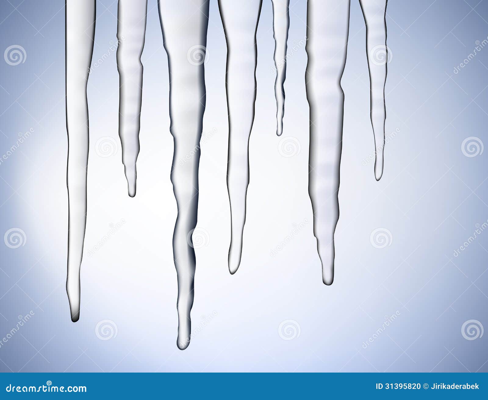 Vector icicles stock vector. Illustration of isolated - 31395820