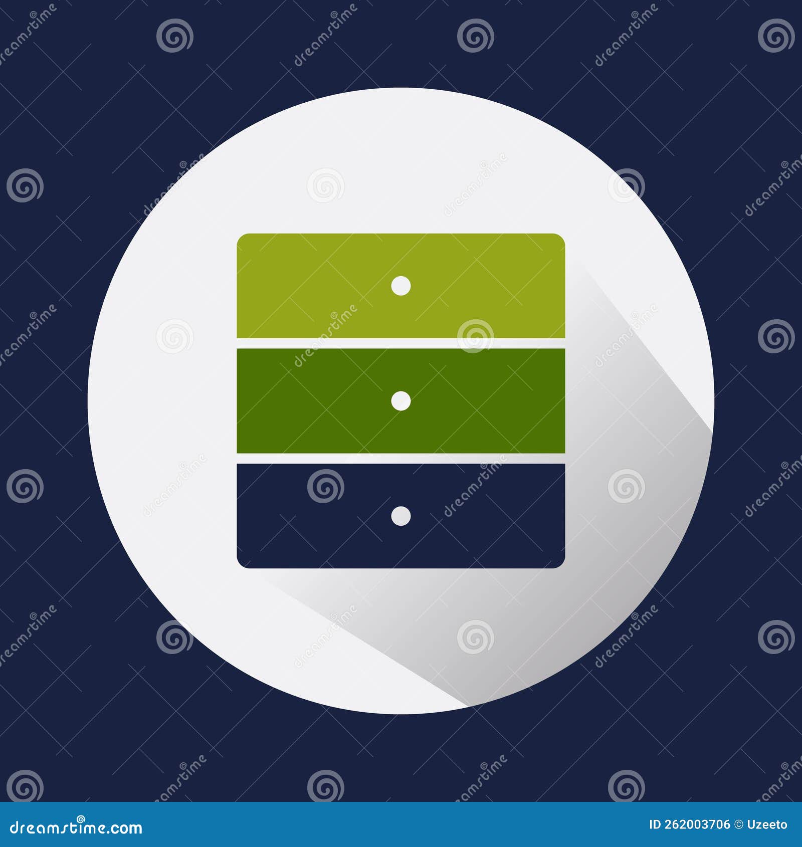 Vector Icon Archived Documents, Storing Documents Stock Vector ...