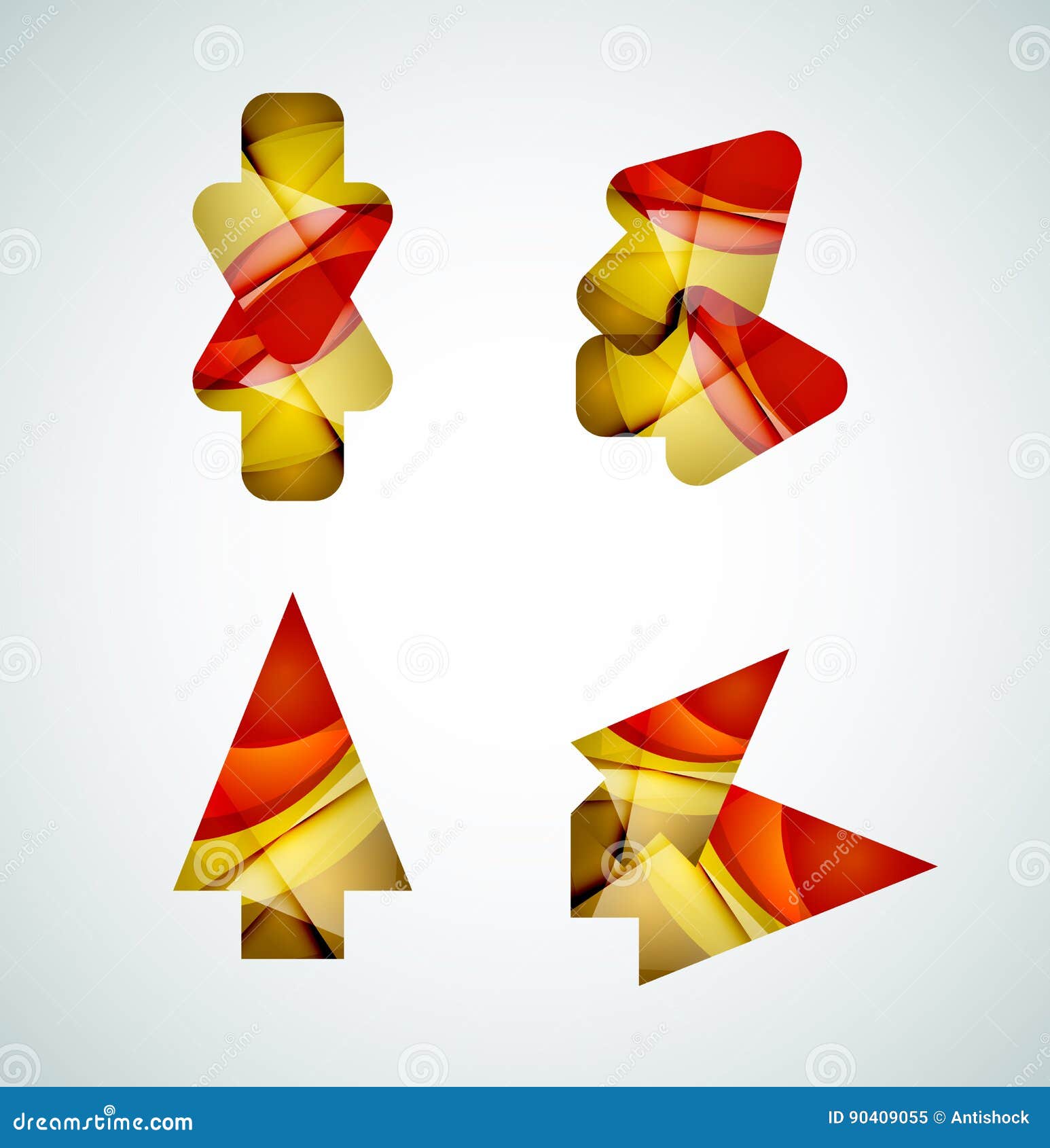 Vector Icon, Arrow Mouse Pointer or Directional Symbol Stock Vector ...