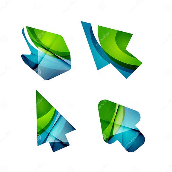 Vector Icon, Arrow Mouse Pointer or Directional Symbol Stock Vector ...