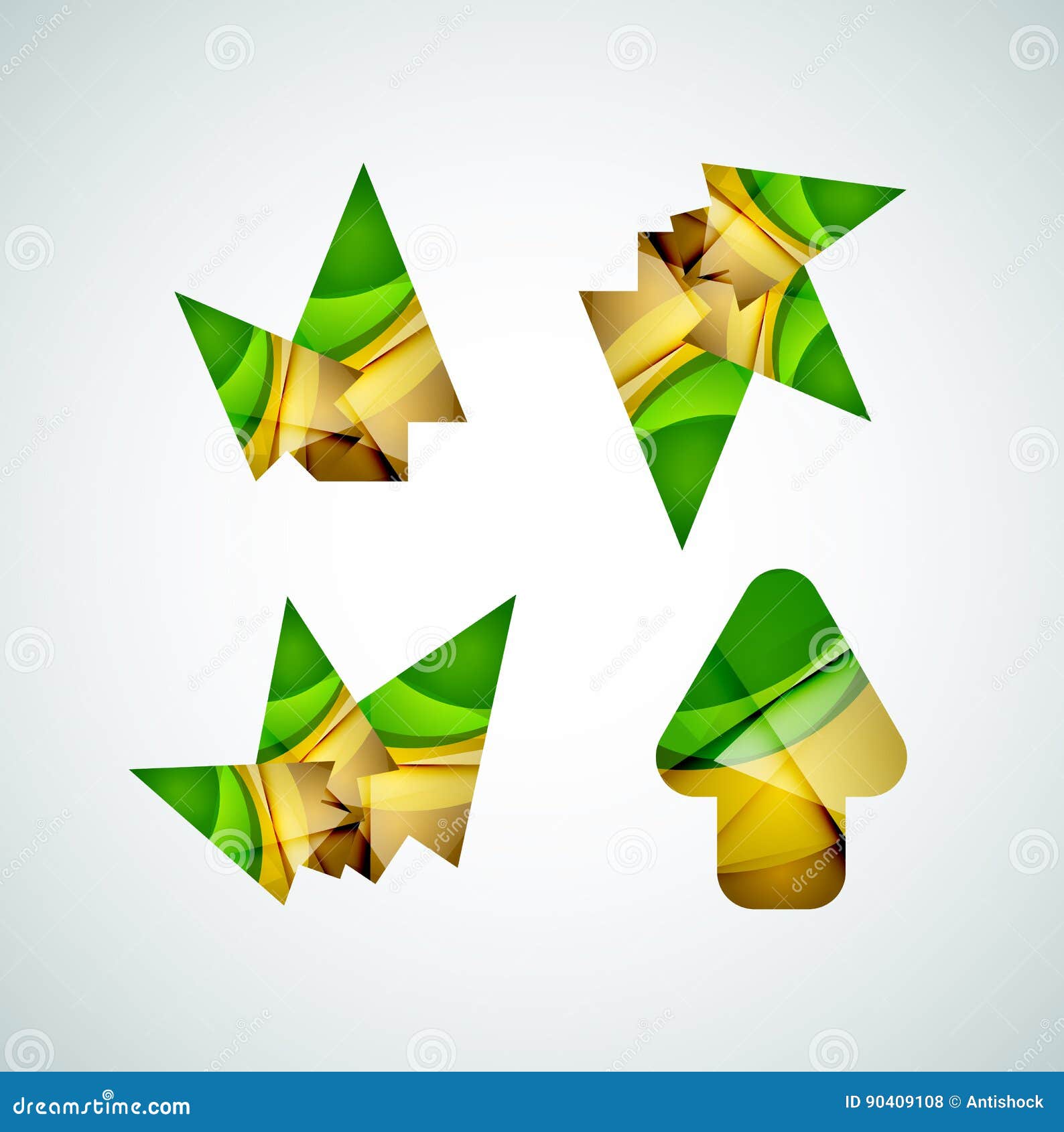 Vector Icon, Arrow Mouse Pointer or Directional Symbol Stock Vector ...