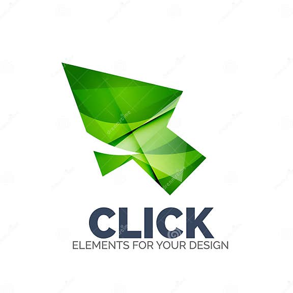 Vector Icon, Arrow Mouse Pointer or Directional Symbol Stock Vector ...