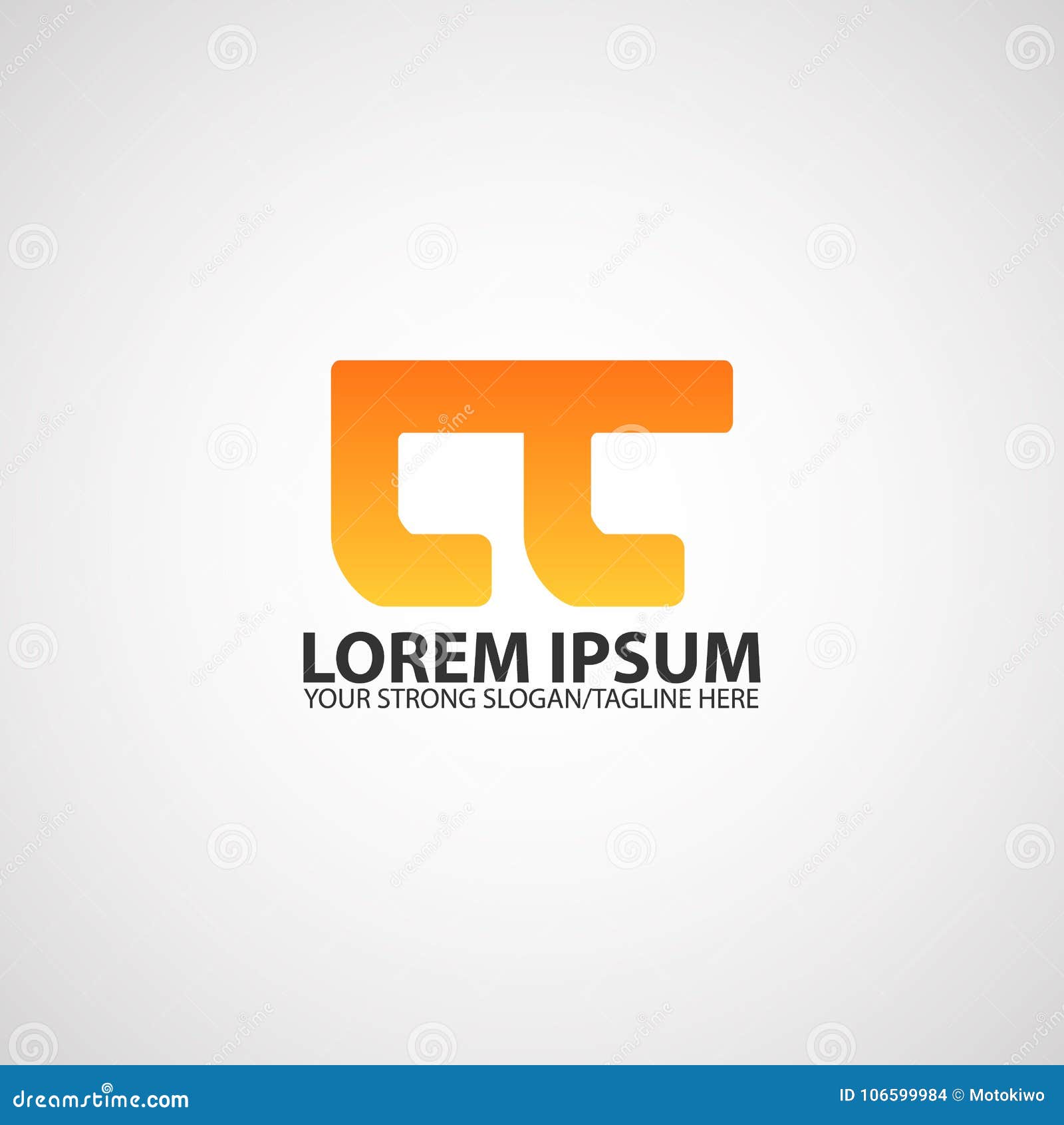 Abstract Letter CC Logo Design Idea. Stock Illustration - Illustration ...