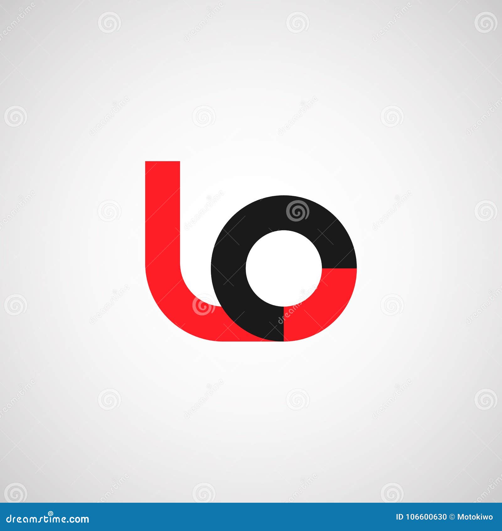 Abstract Letter LO Logo Design Idea. Stock Illustration - Illustration ...