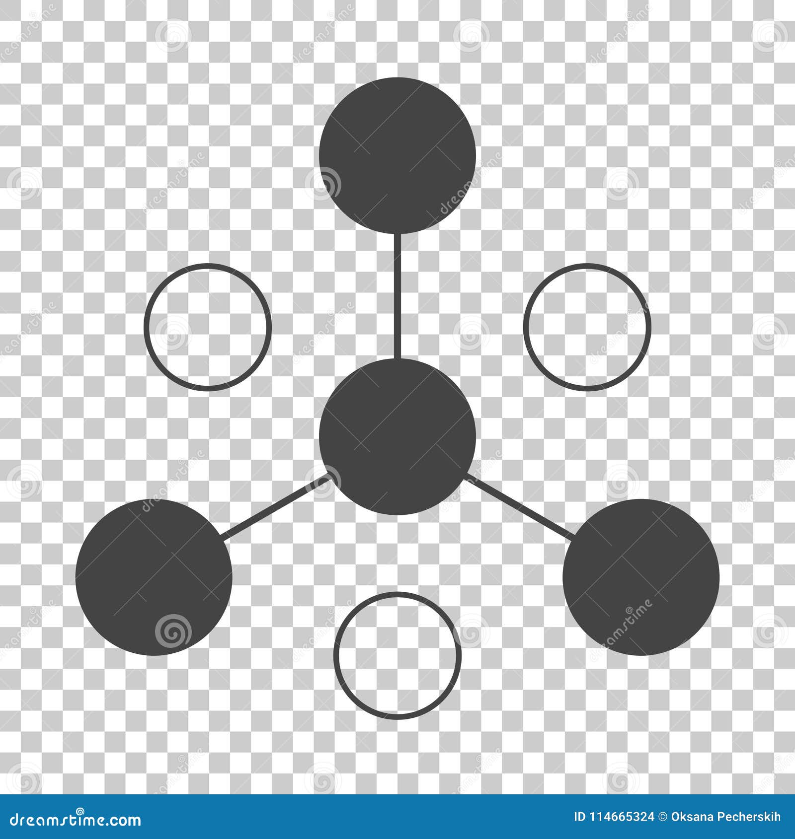 Vector Icon Business Network Consisting of Multiple Users. Icon Stock ...