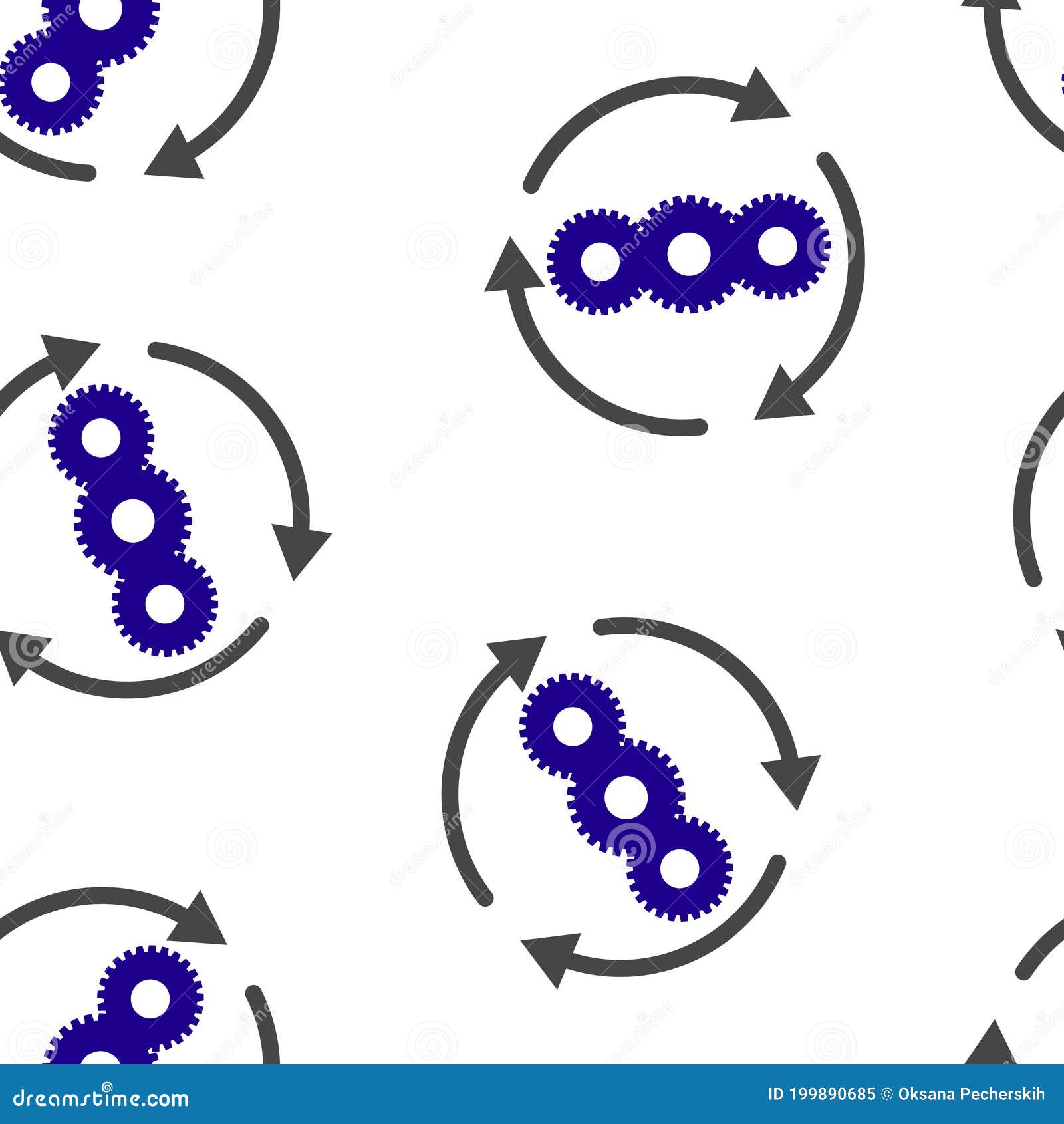 Vector Icon Business Process Optimization. Business Development ...