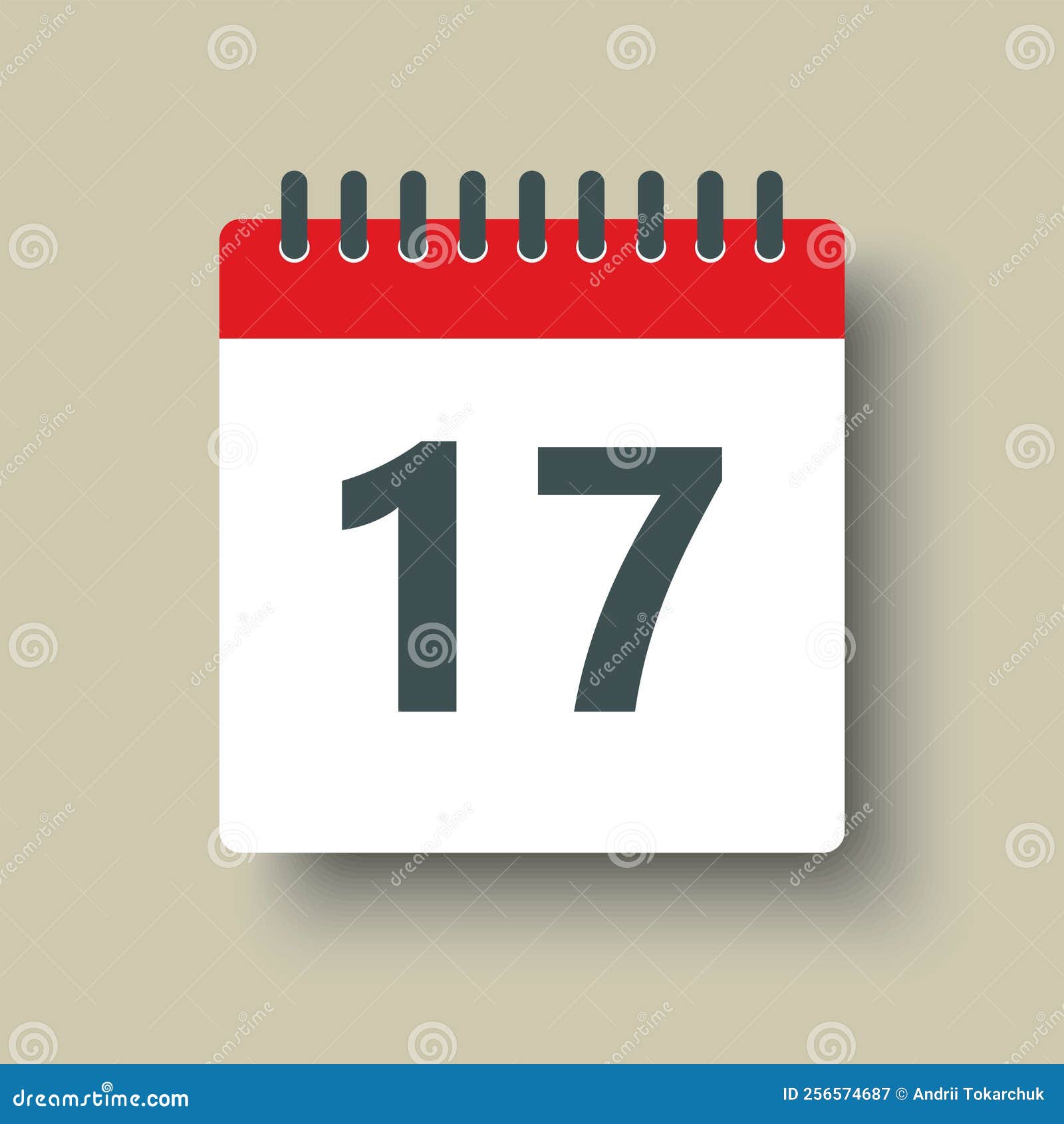 Vector Icon Calendar Day Number 17, 17th Day Month Stock Vector ... Vector Icon Calendar Day Number 17, 17th Day Month Stock Vector ...
