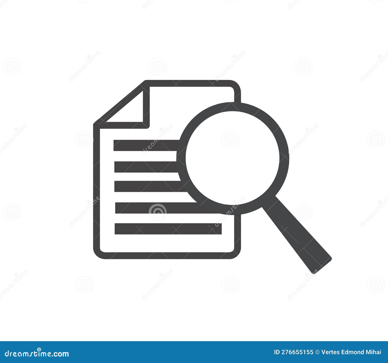 Vector icon case study stock vector. Illustration of information ...