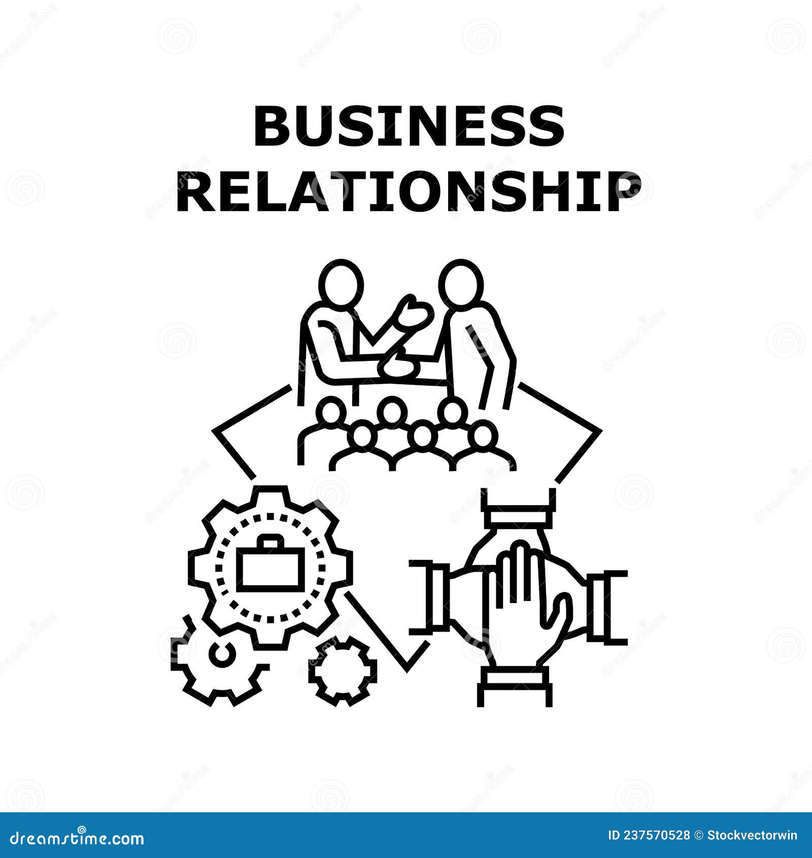 Vector Concept Black Illustration Stock Vector - Illustration of ...