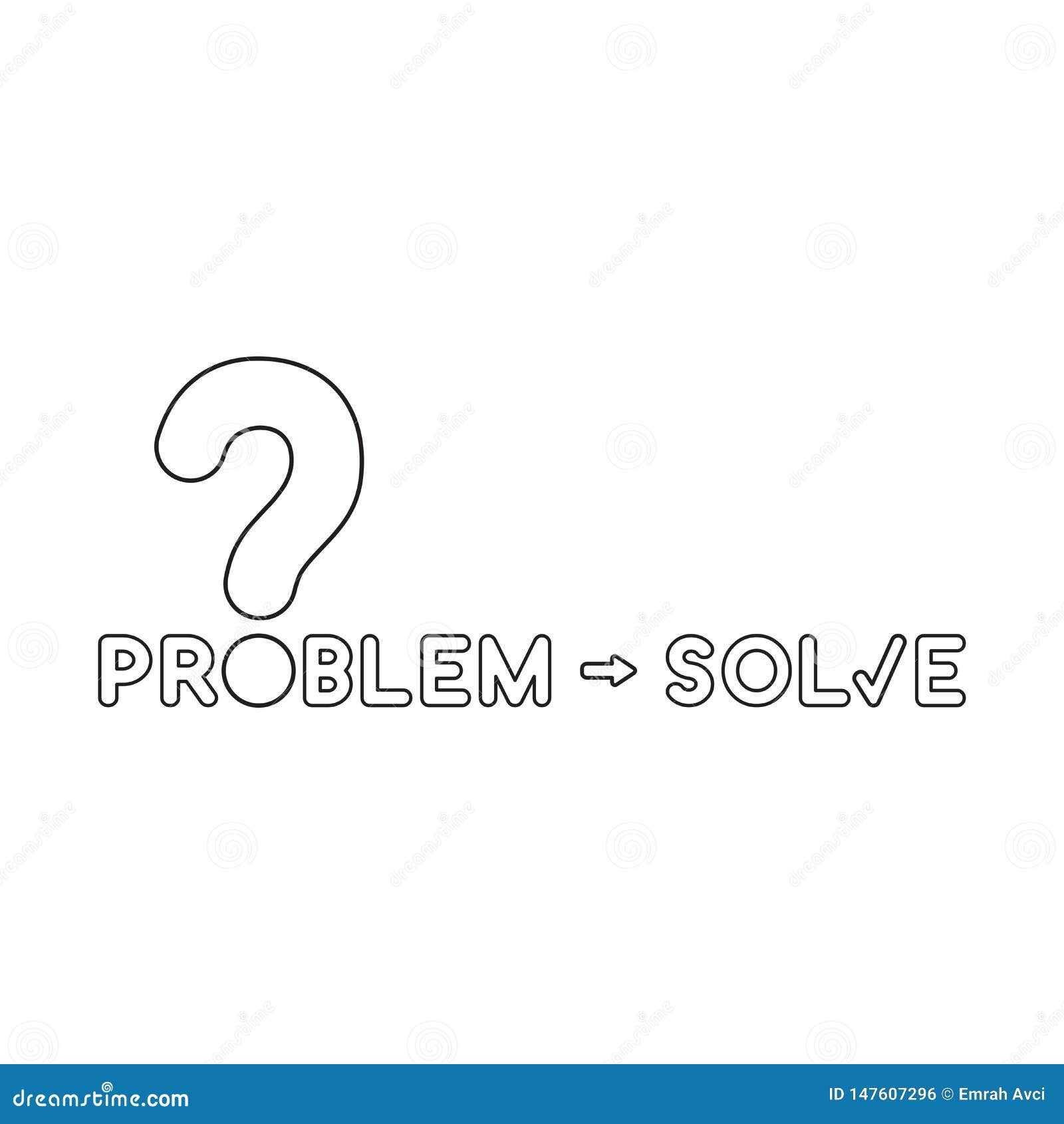 Vector Icon Concept Of Problem Word With Question Mark And Solve Word ... Vector Icon Concept Of Problem Word With Question Mark And Solve Word ...