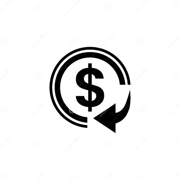 Vector Icon : Decrease Money Icon, Receive Money Icon Stock Illustration - Illustration of money ...