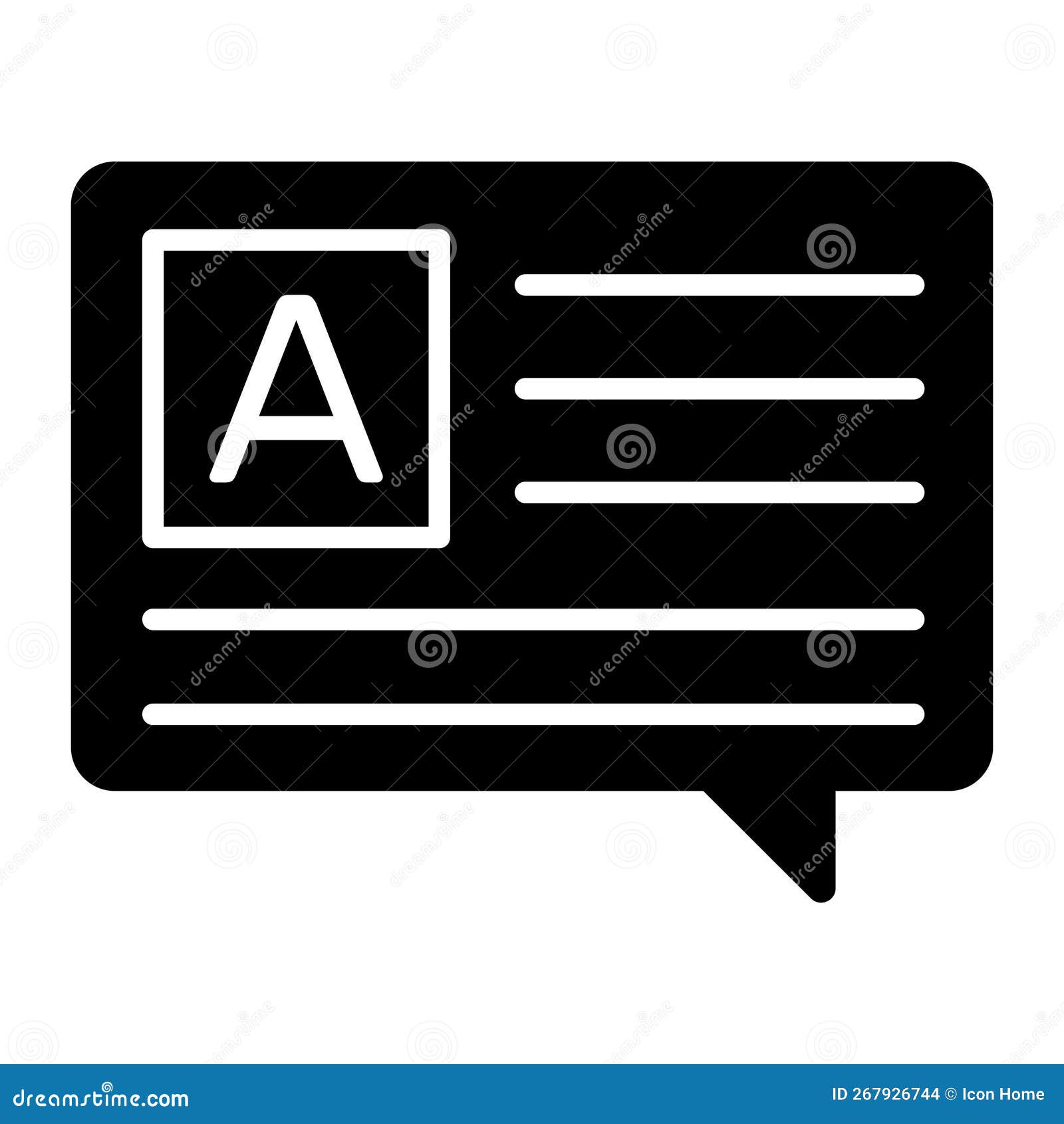 A Vector Icon Design of Answer Question Stock Vector - Illustration of ...