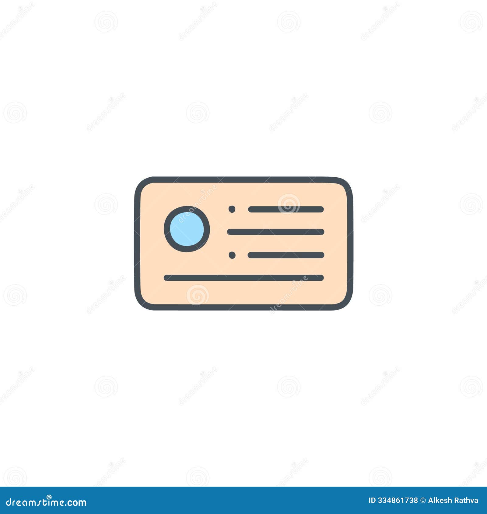 Symbol for name plate. stock illustration. Illustration of symbol ...