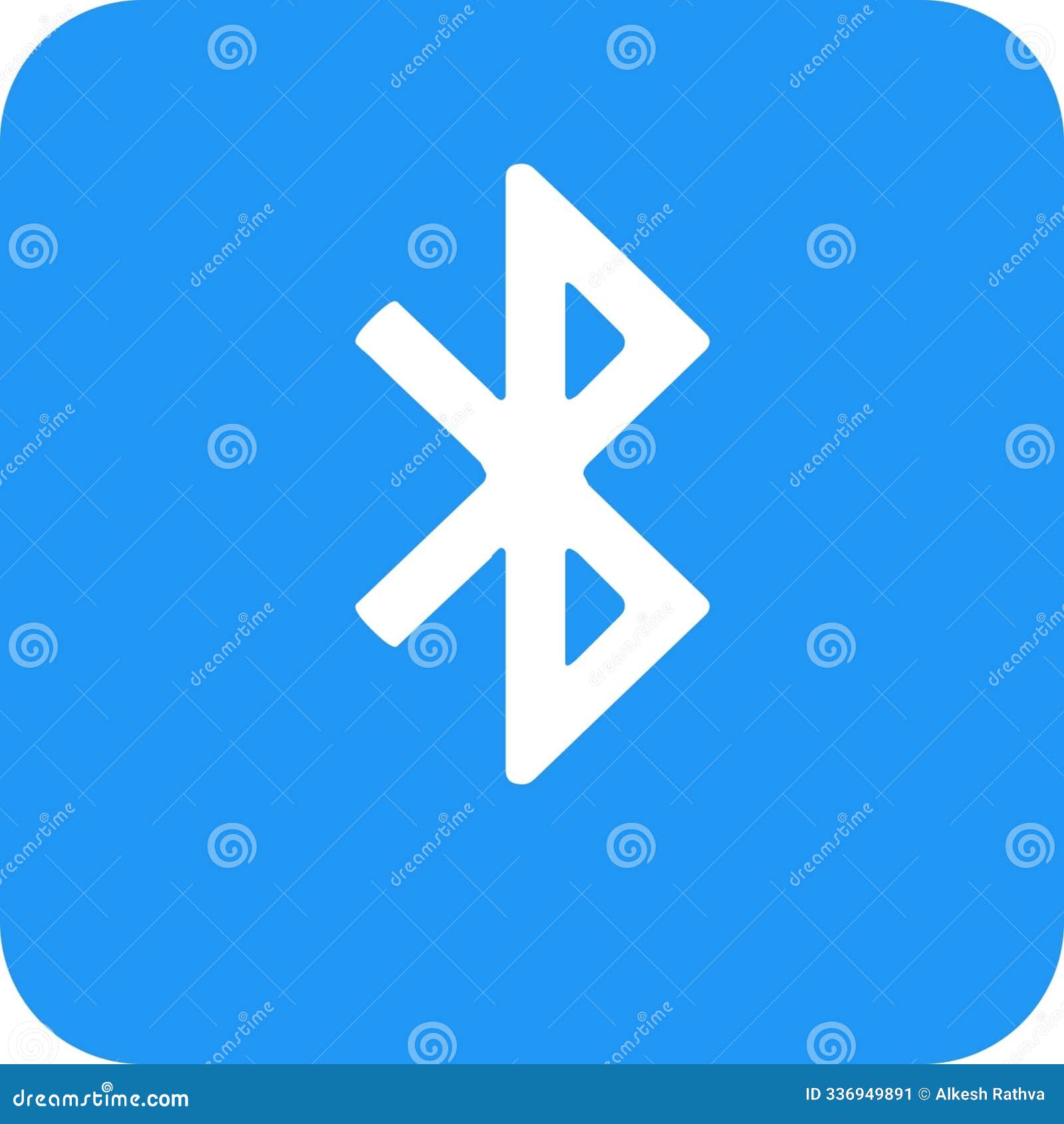 Vector Icon Designed for Symbol of Bluetooth Connectivity. Stock ...