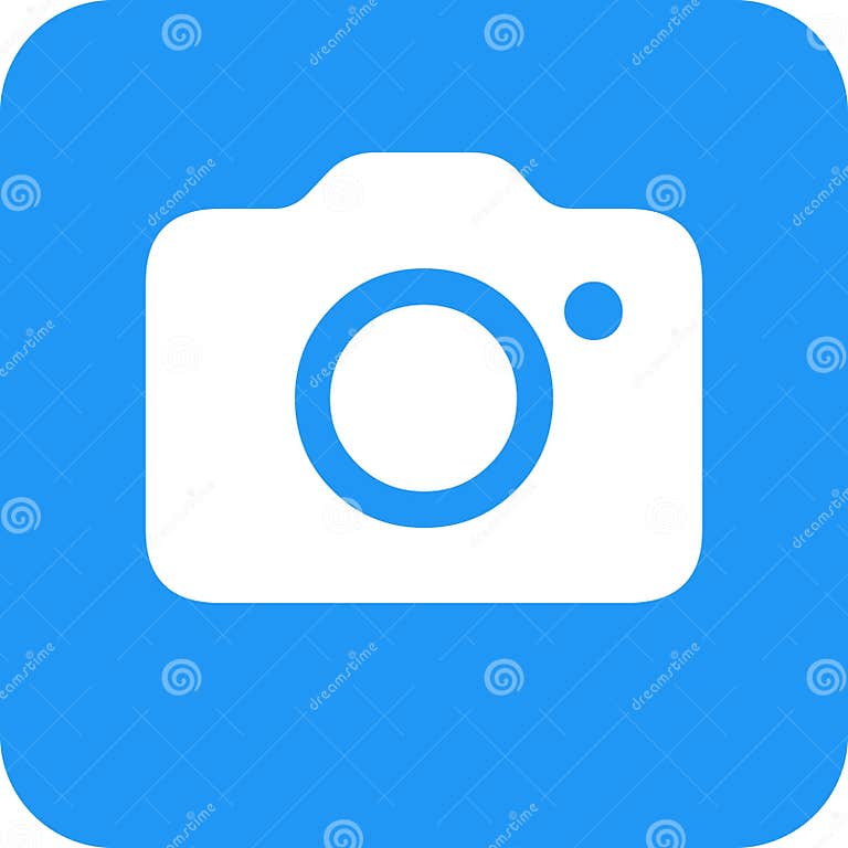 Icon Designed for Symbol of Camera. Stock Illustration - Illustration ...
