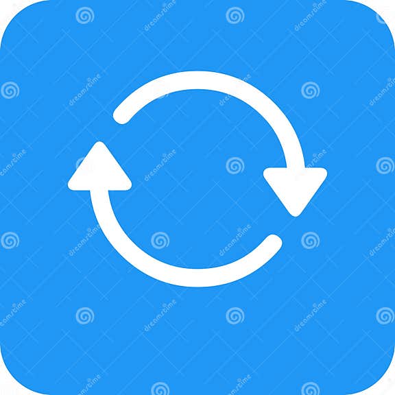 Vector Icon Designed for Symbol of Refresh. Stock Illustration ...