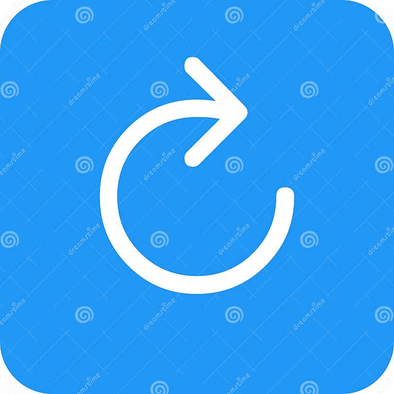 Vector Icon Designed for Symbol of Refresh. Stock Illustration ...