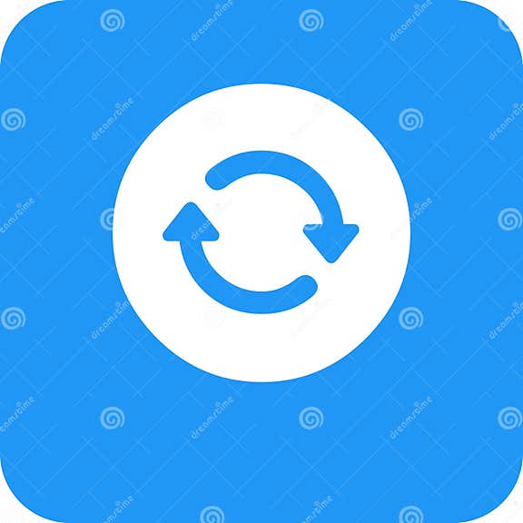 Vector Icon Designed for Symbol of Refresh. Stock Illustration ...