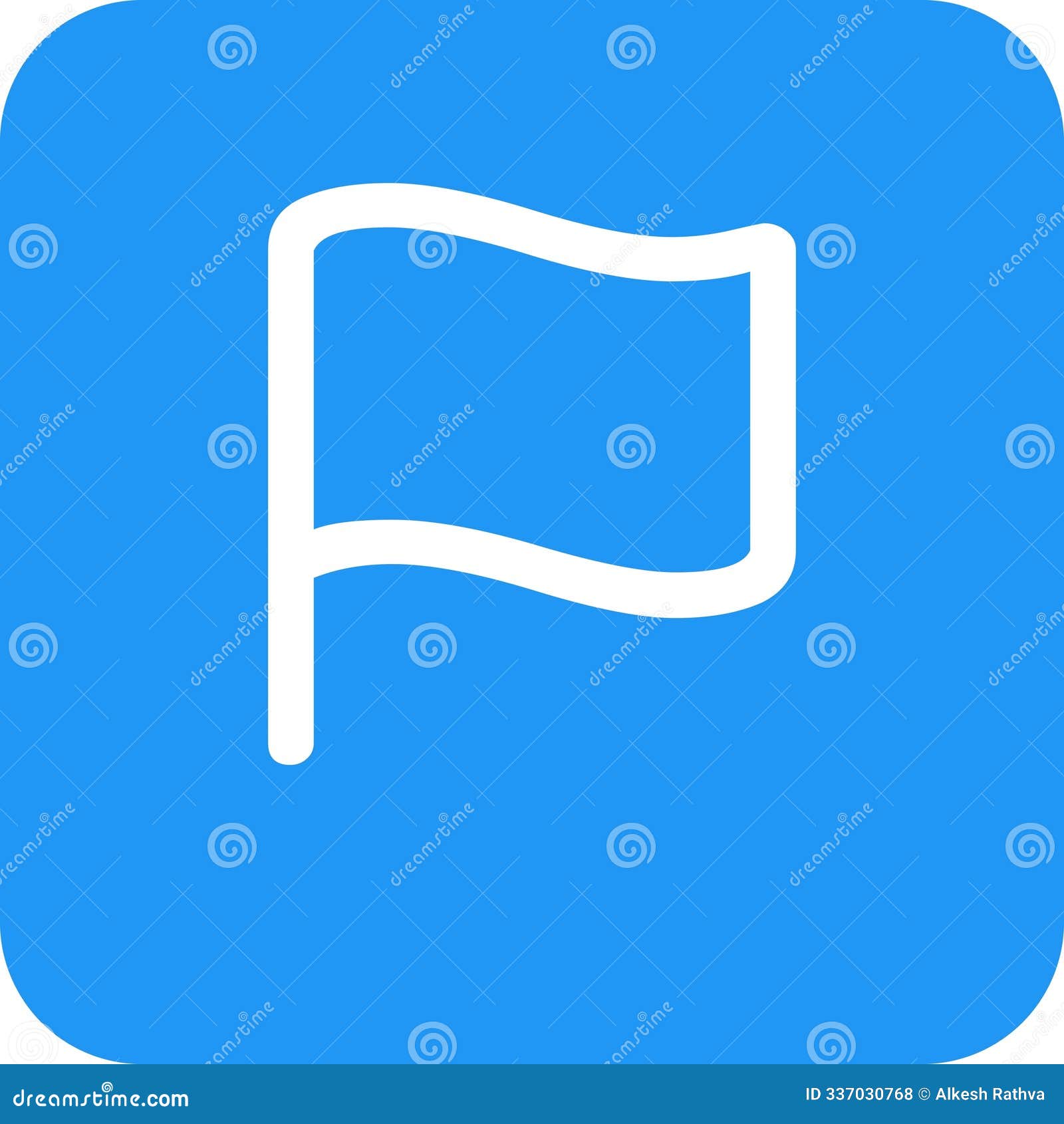 Icon Designed for Symbol of Flag. Stock Illustration - Illustration of ...