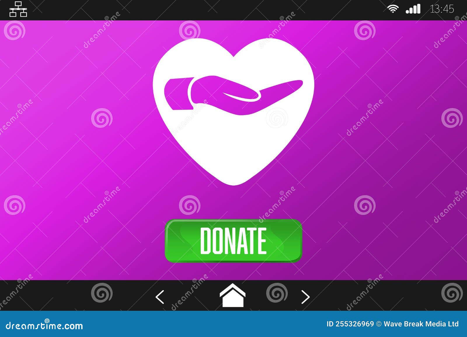 Vector icon of donation stock illustration. Illustration of donating ...