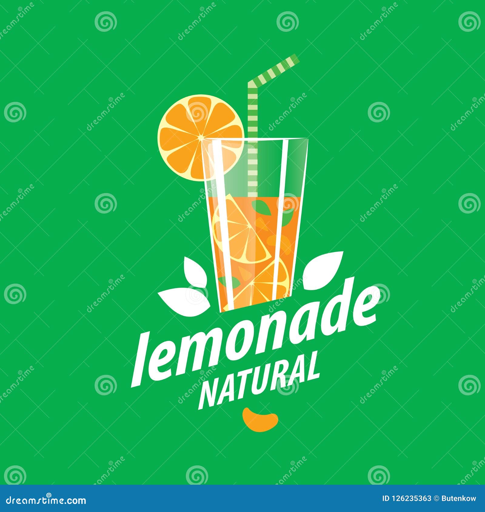Logo for lemonade stock vector. Illustration of alcohol - 126235363