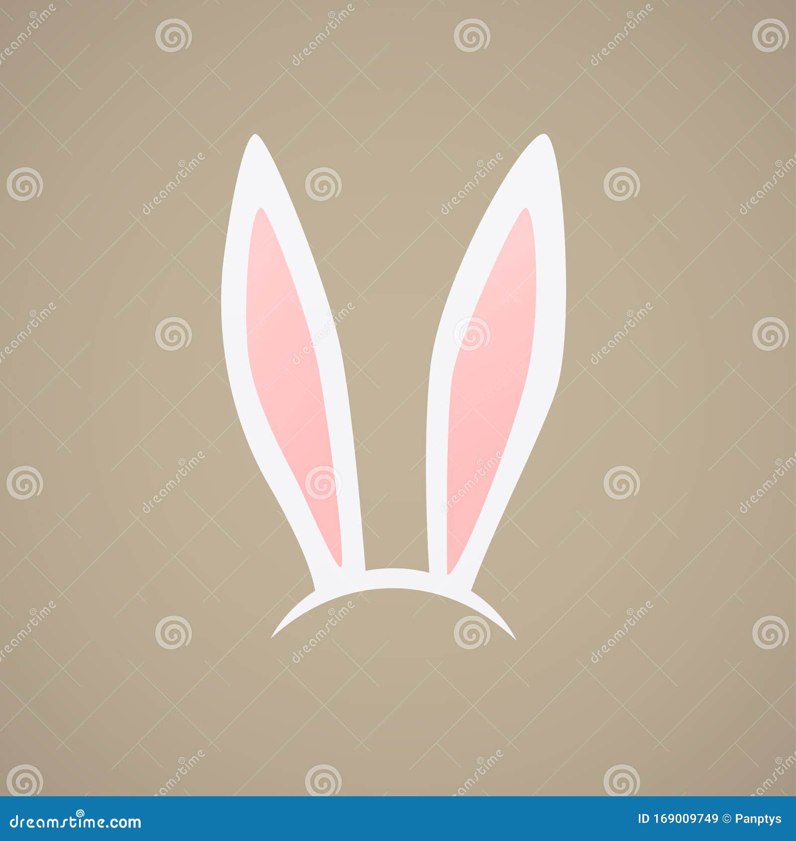 Bunny Ears - Creative Vector Art. Stock Vector - Illustration of doodle ...