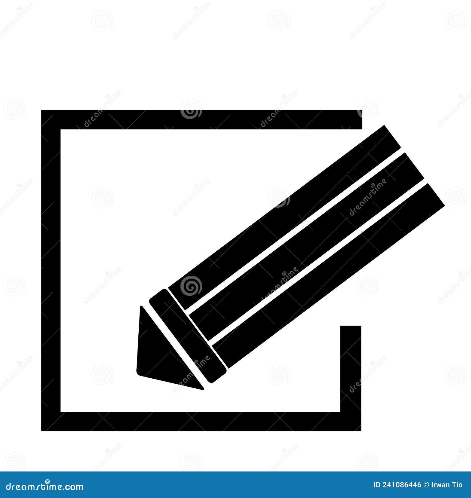 Vector Icon Edit Design Template and Illustration with Editable Stroke ...