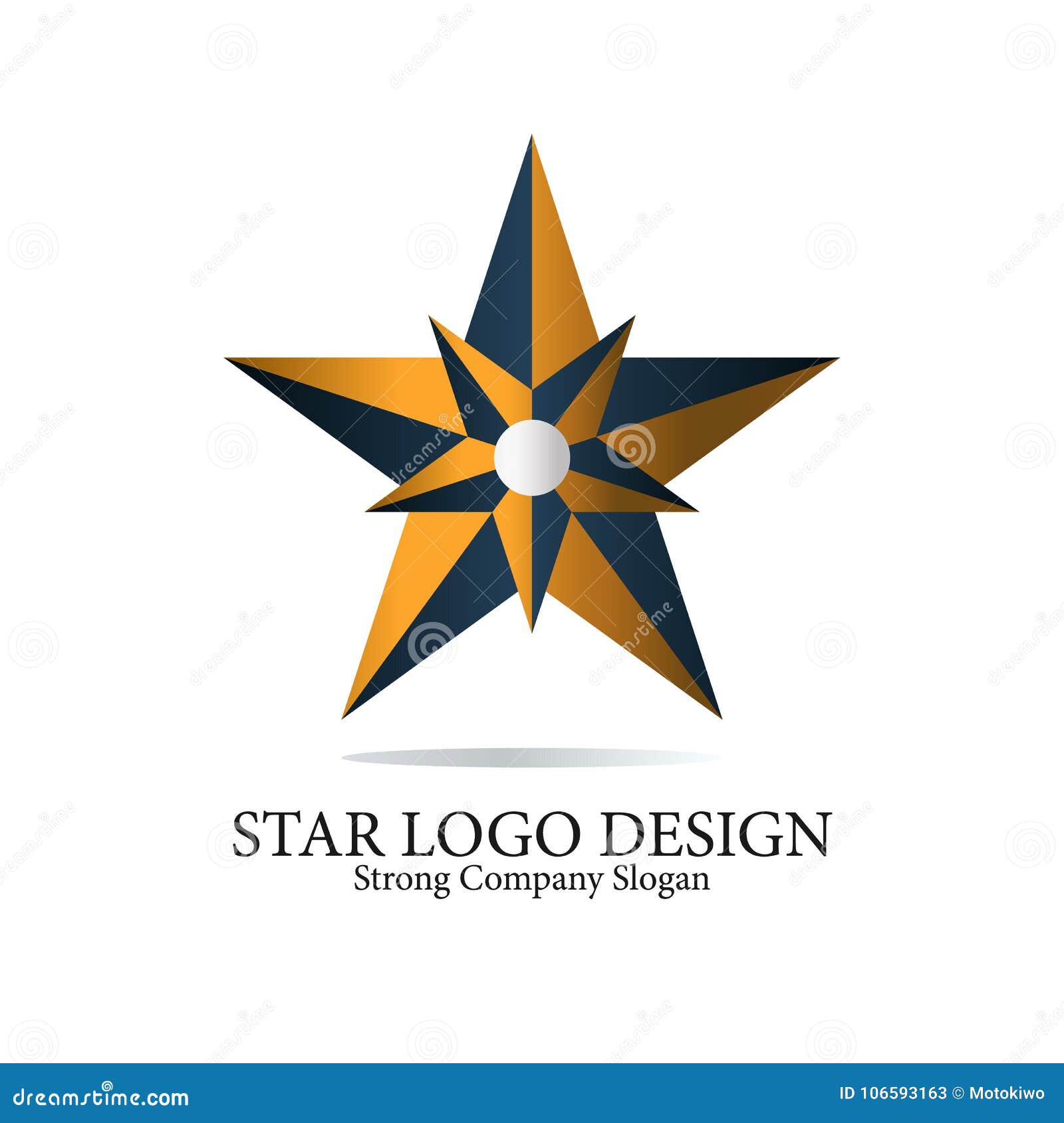 Creative Star Logo Design Idea. Stock Vector - Illustration of icon ...