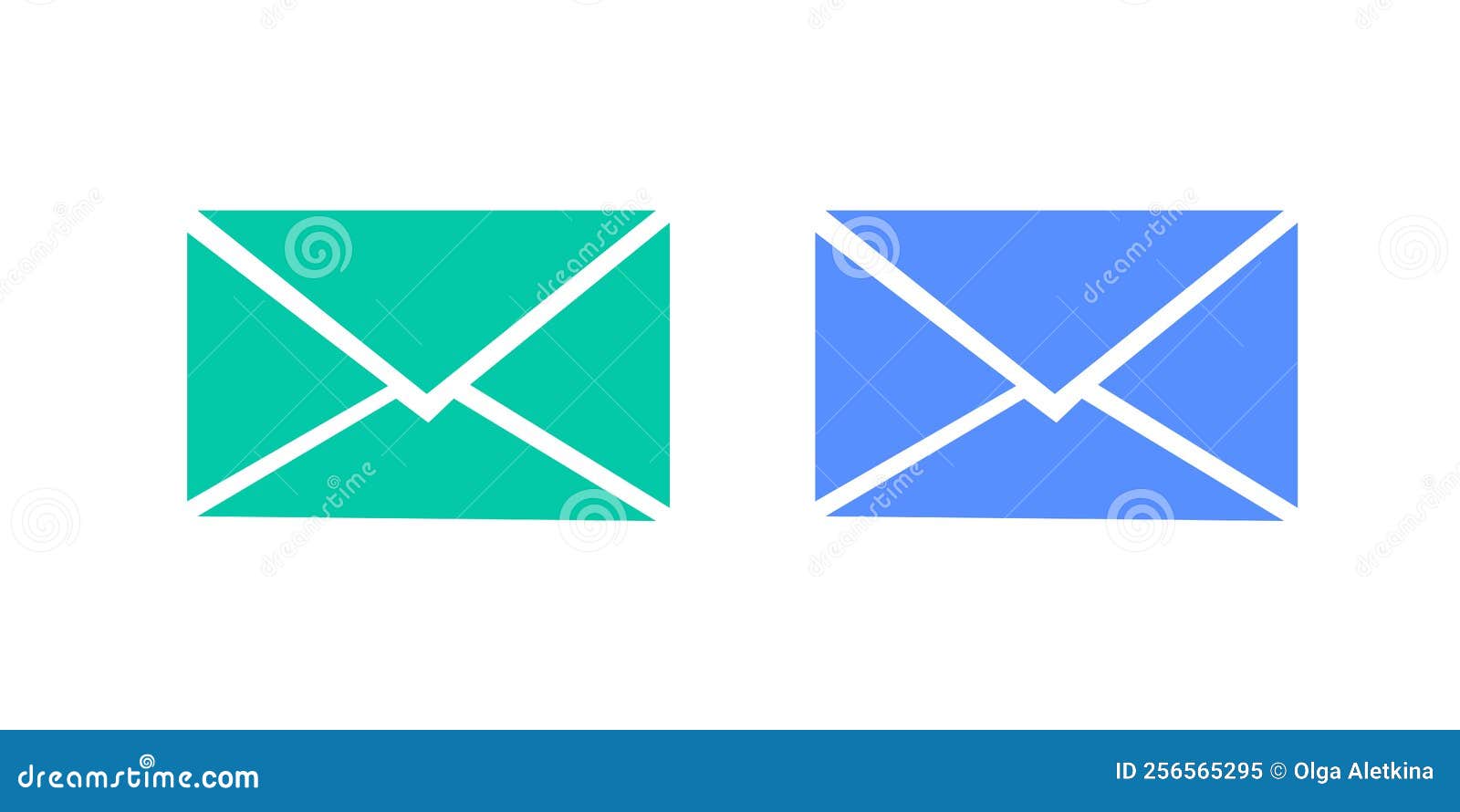 Vector Icon Envelope, Flat Design Best Vector Icon Set Stock Vector ...