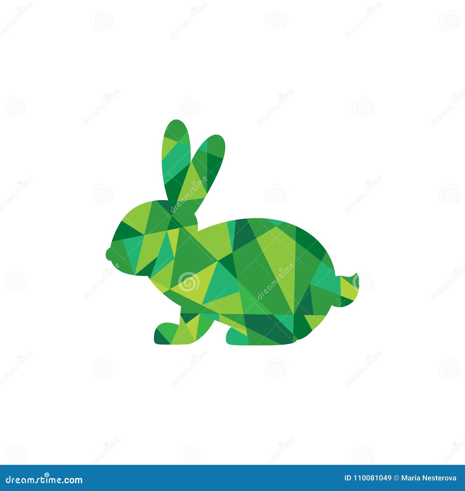 Green Rabbit Head Is Sad Crying Tears, Doodle Icon Drawing Cartoon ...