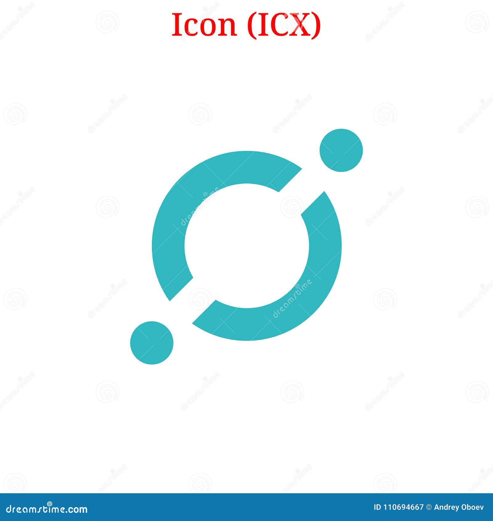 Vector Icon ICX logo stock vector. Illustration of exchange - 110694667