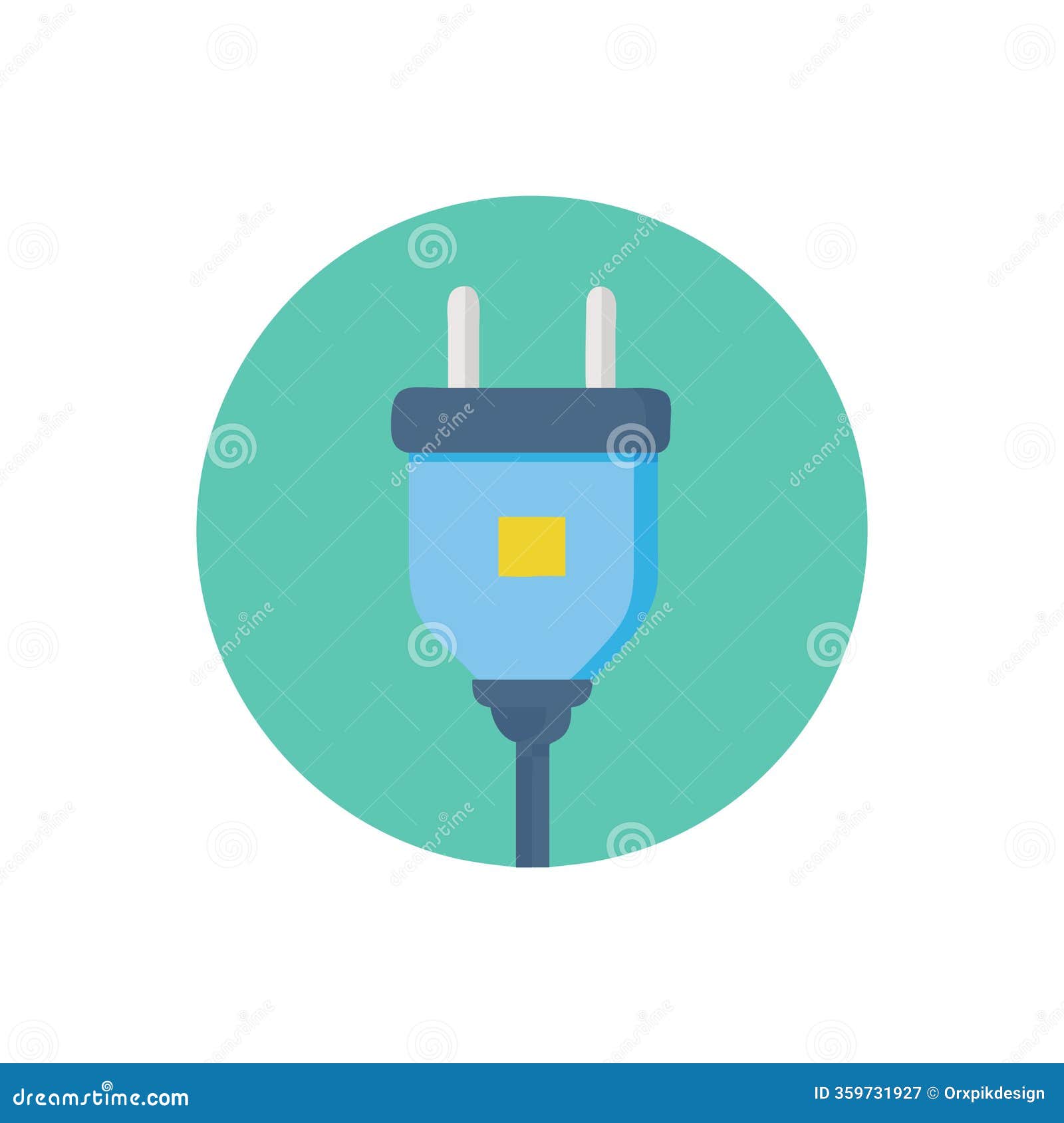 Adapter Plug Icon for Electrical Connections Stock Illustration ...