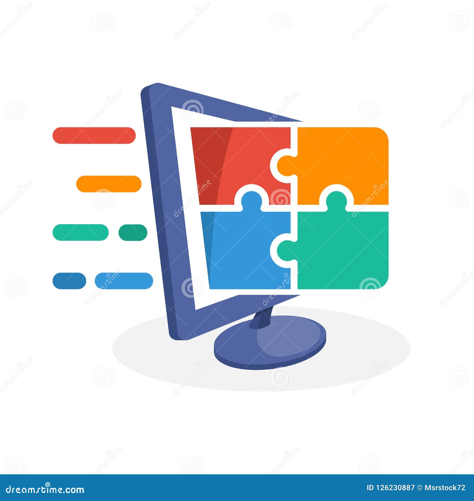 Vector Icon Illustration with the Concept of Digital Communication ...