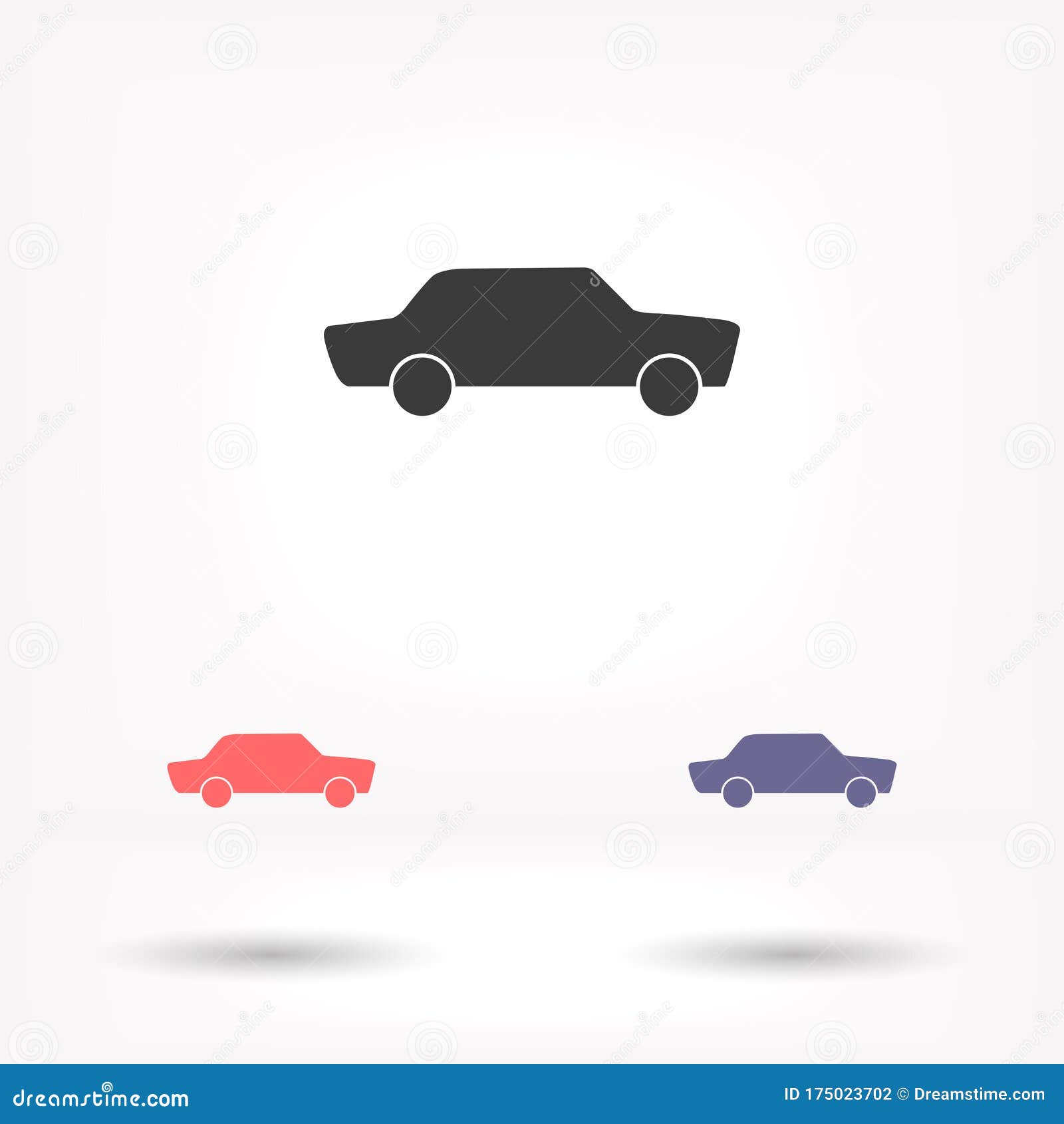 Car Vector Icon , Lorem Ipsum Flat Design Stock Vector - Illustration ...