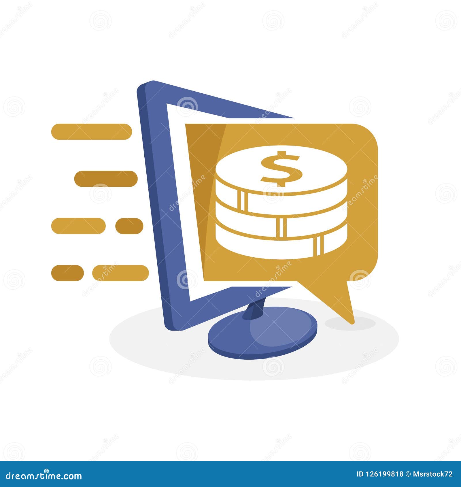 IS, Information Systems. Concept With Keywords, People And Icons. Flat ...