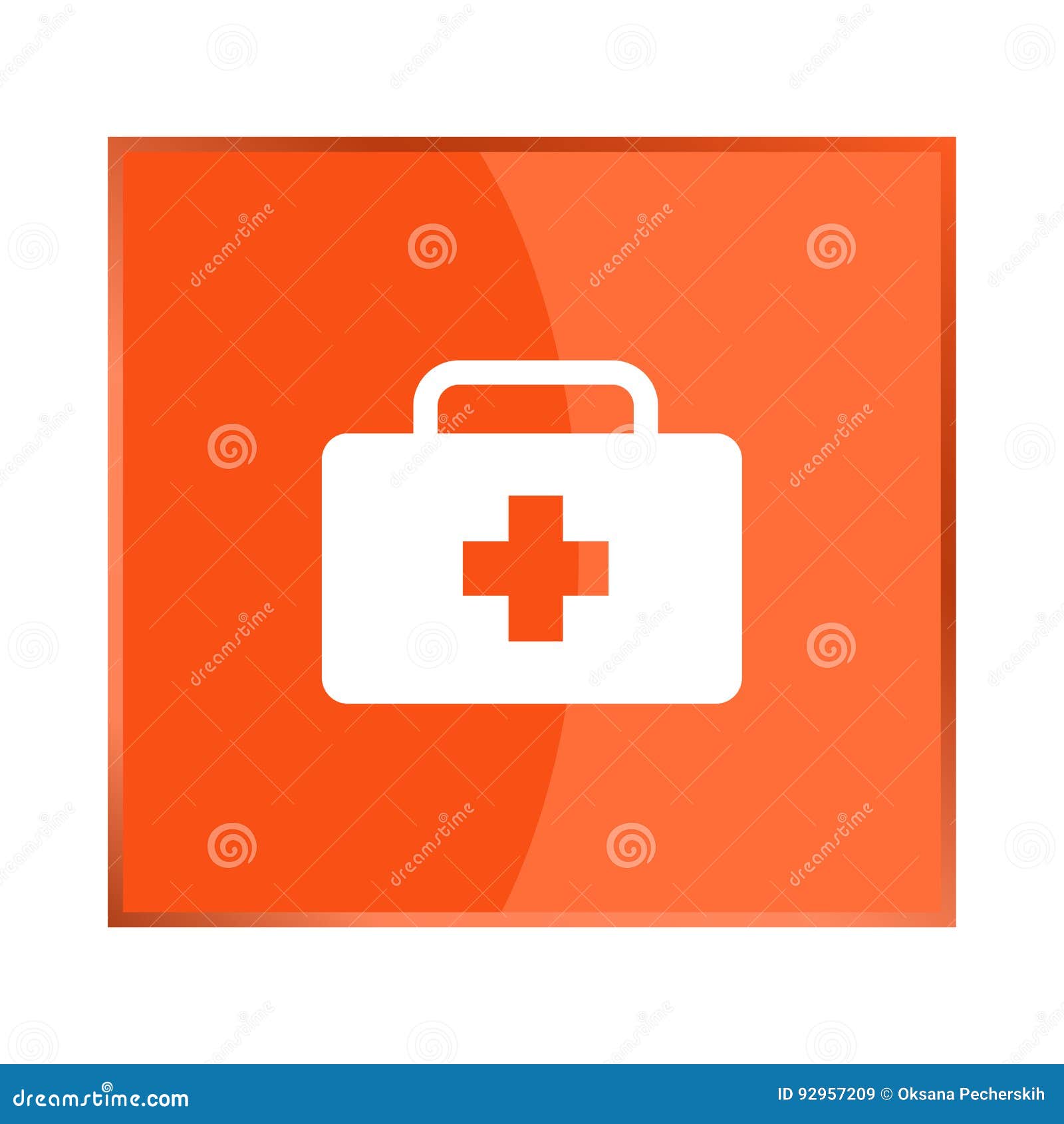 Vector Icon Indicates the Presence of First-aid. Doctor Stock Vector ...