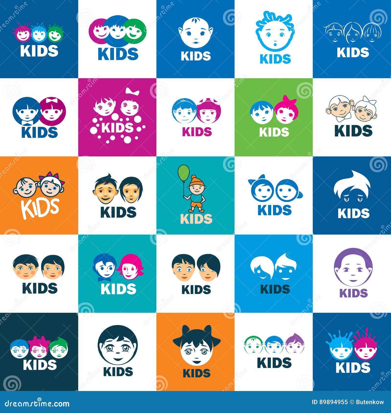 Vector icon kids stock vector. Illustration of element - 89894955
