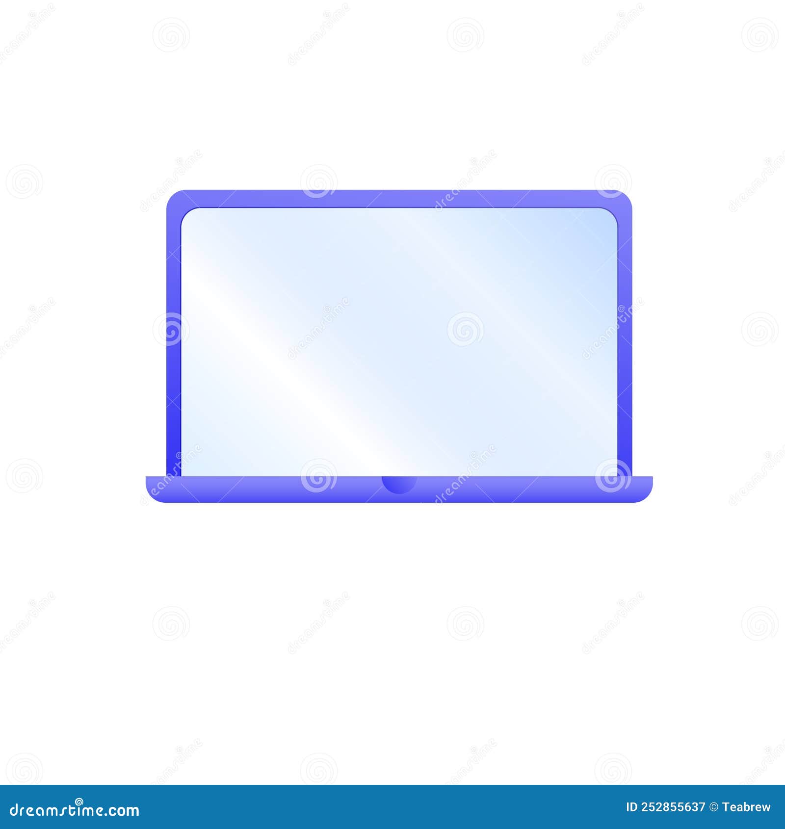 Vector icon of laptop. stock illustration. Illustration of notebook ...