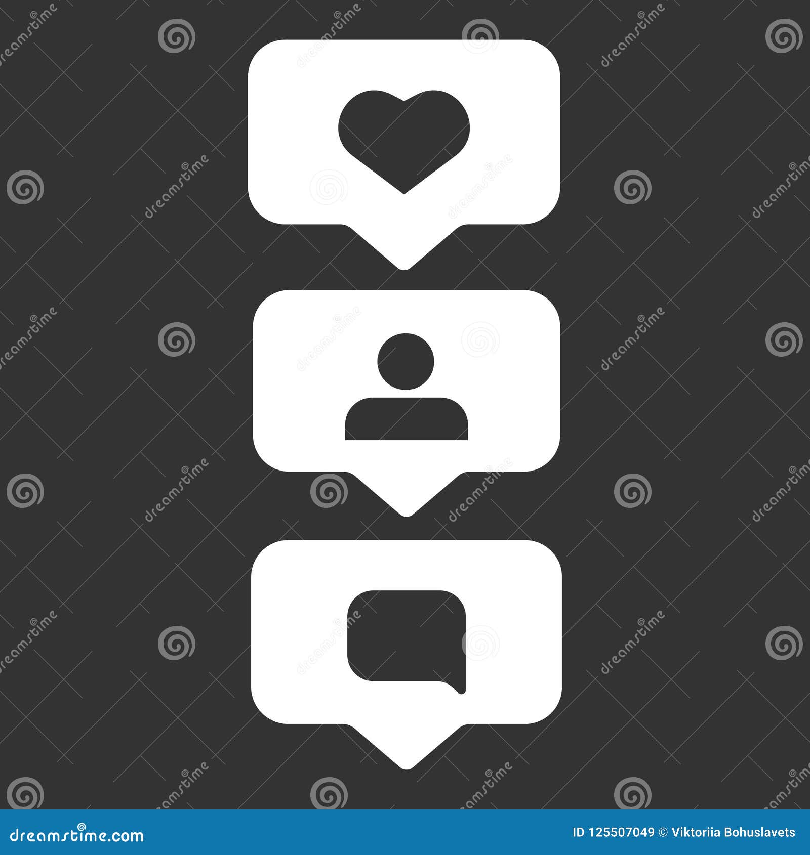 Vector Icon Like Isolated Vector on a White Backround Stock ...