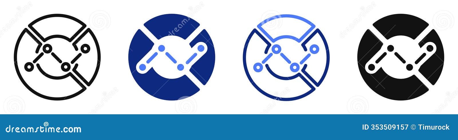 Vector Icon or Logo of Statistics Graph Stock Illustration ...