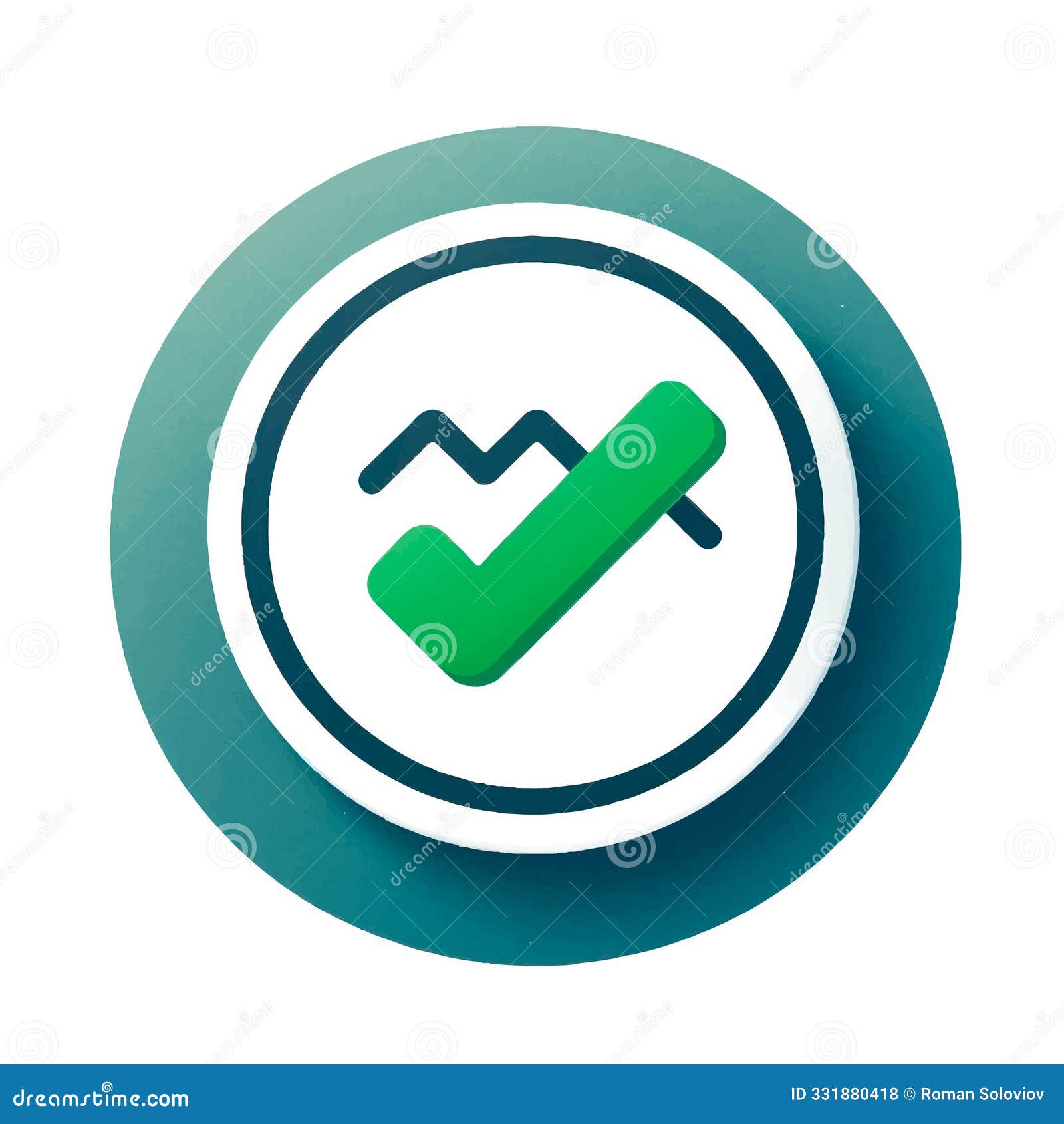 Vector Icon, Logo for Successful Verification, Authorization, Payment ...
