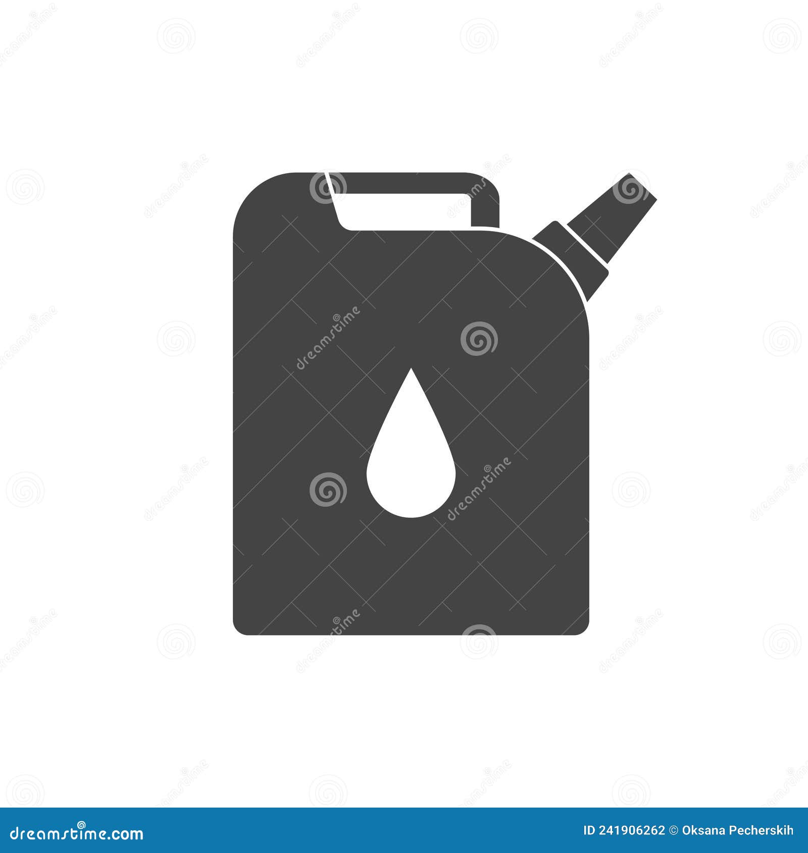 Vector Icon of Machine Oil on White Isolated Background. Layers Grouped ...
